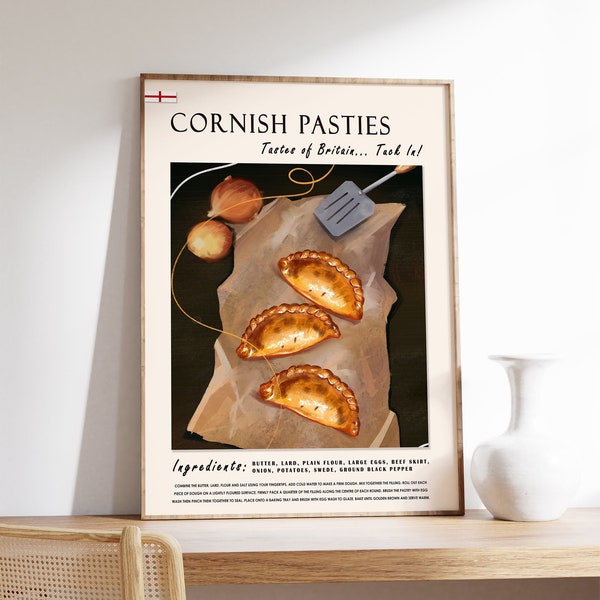 Pasty Poster - Etsy