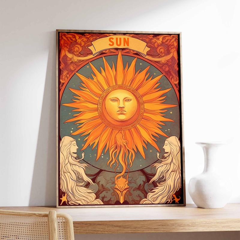 Tarot Card Poster - Etsy