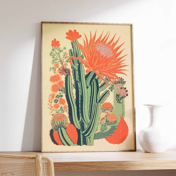 Cactus Poster - Etsy