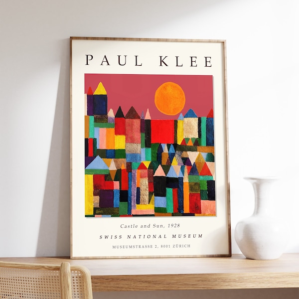 Paul Klee Castle and Sun - Etsy