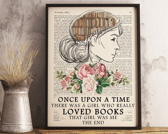 Book Wall Art | Etsy