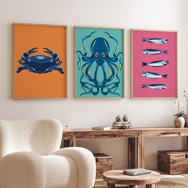 Sea Life Art Prints - Etsy