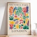 Victoria Park Poster, London Print, London Art, London Poster, London ...