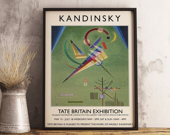 Kandinsky Poster Kandinsky Exhibition Print Kandinsky Art | Etsy