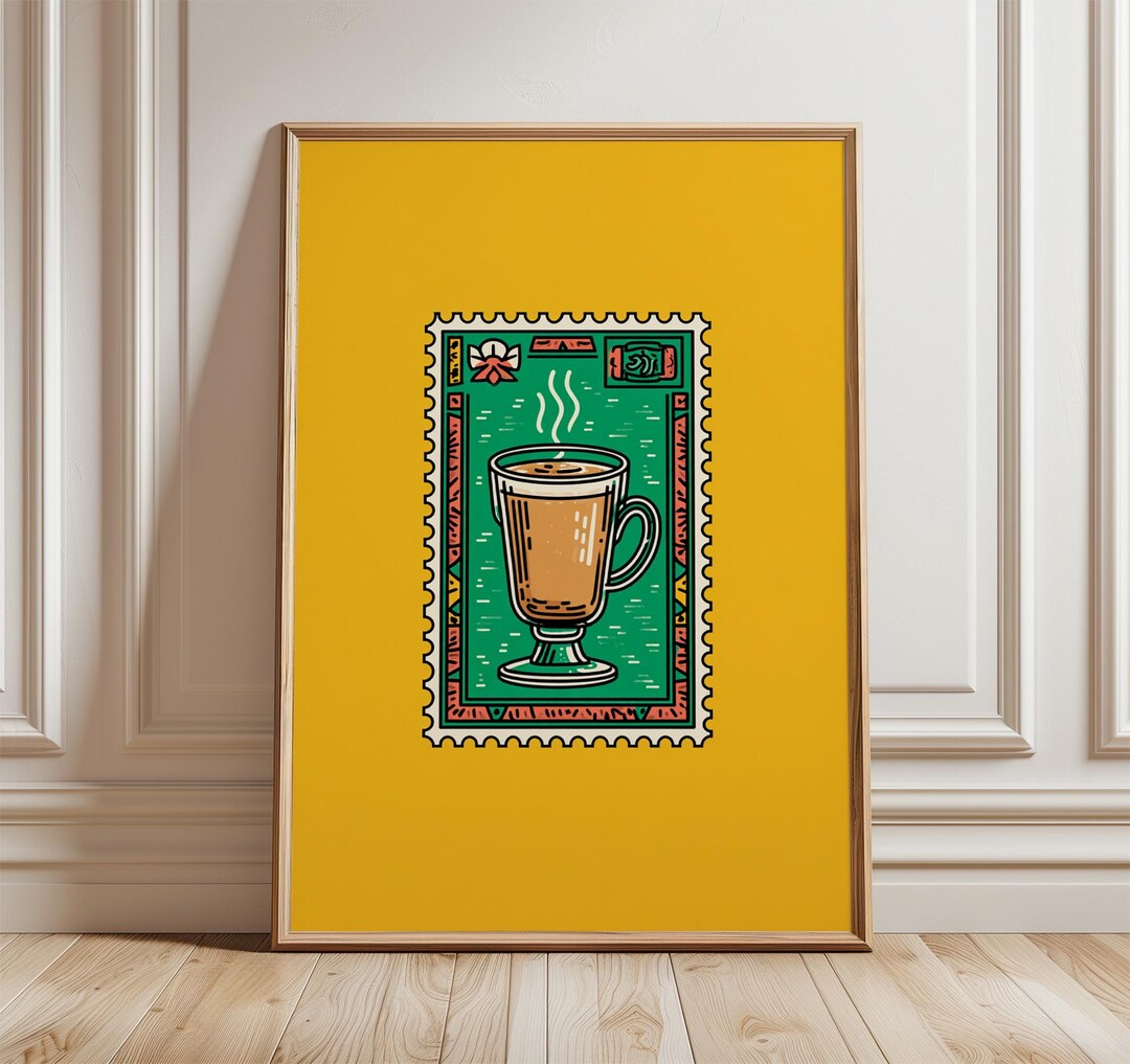 Indian Chai Poster, Minimalist Kitchen Print, Cultural Tea Art - Etsy