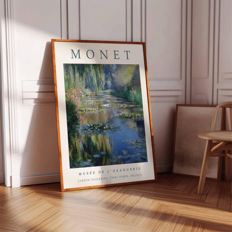 Claude Monet Poster, Monet Print, Botanical Poster, Floral Decor ...