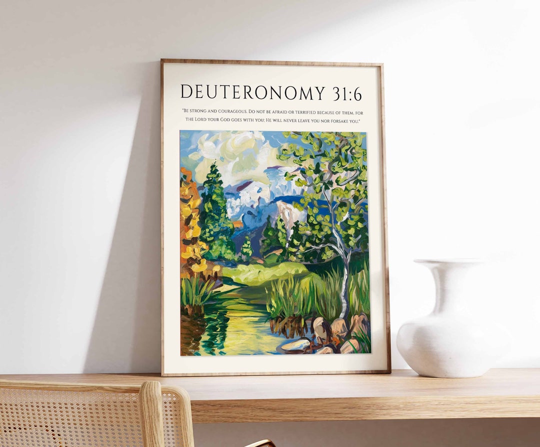 Bible Verse Poster, Bible Art, Monet Poster, Christian Gift, Christian ...