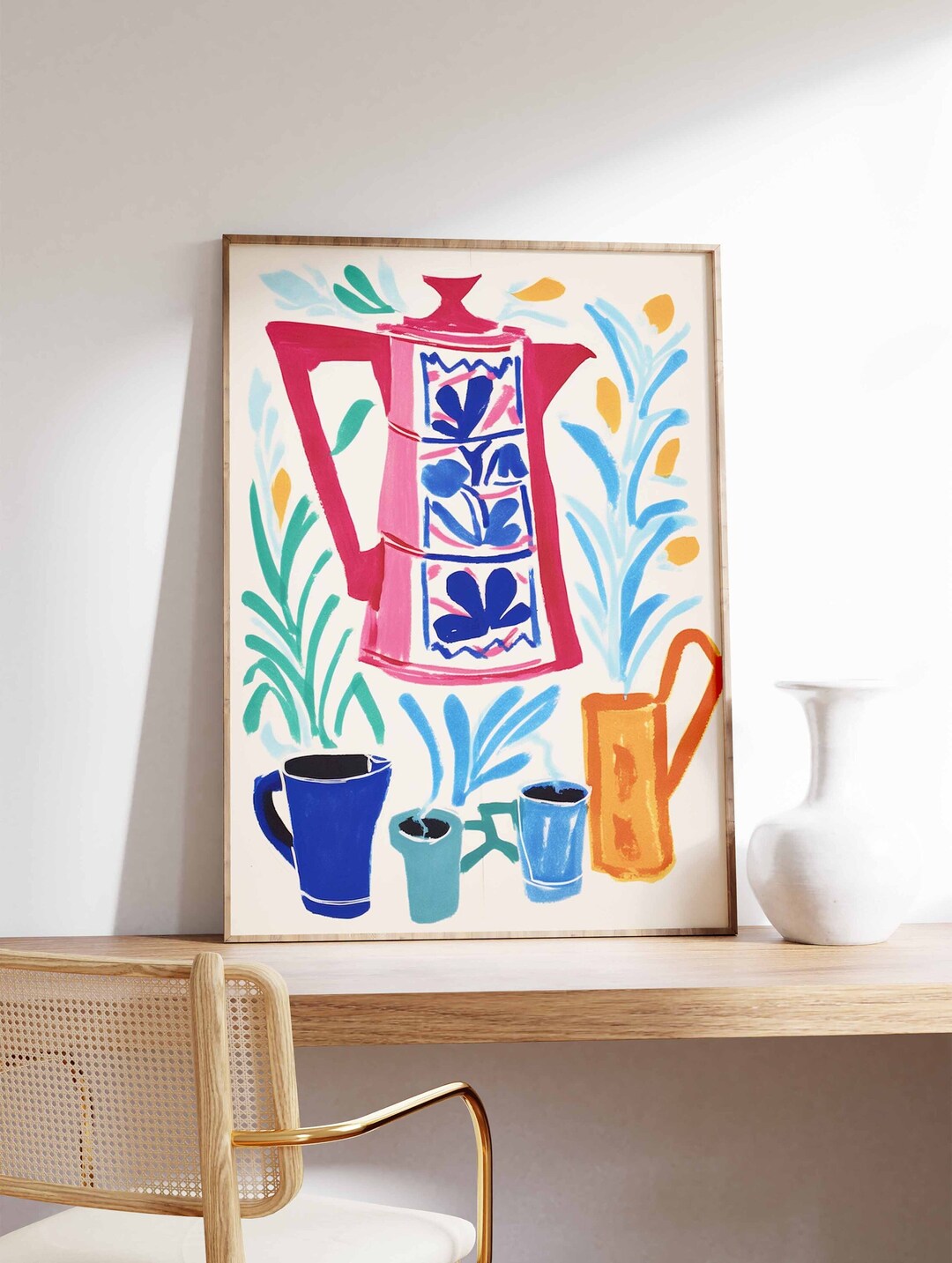 Coffee Print, Vintage Coffee Poster, Cafe Print, Restaraunt Wall Art ...