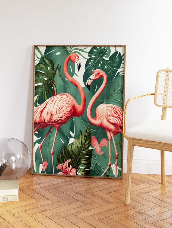Pink Flamingo Posters Wall Art Print | Pink Flamingo | Abposters.com