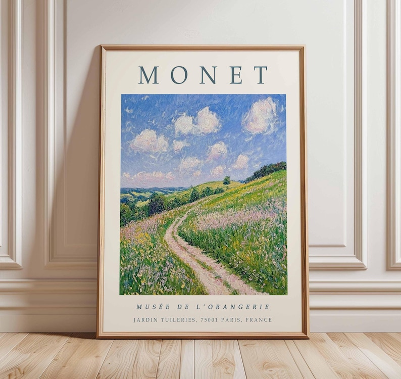Claude Monet Print, Botanical Landscape, Vintage Museum Poster - Etsy