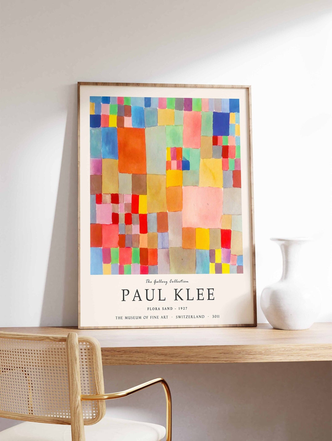 Paul Klee Exhibition Poster, Flora Sand, Abstract Paul Klee Print, Paul ...