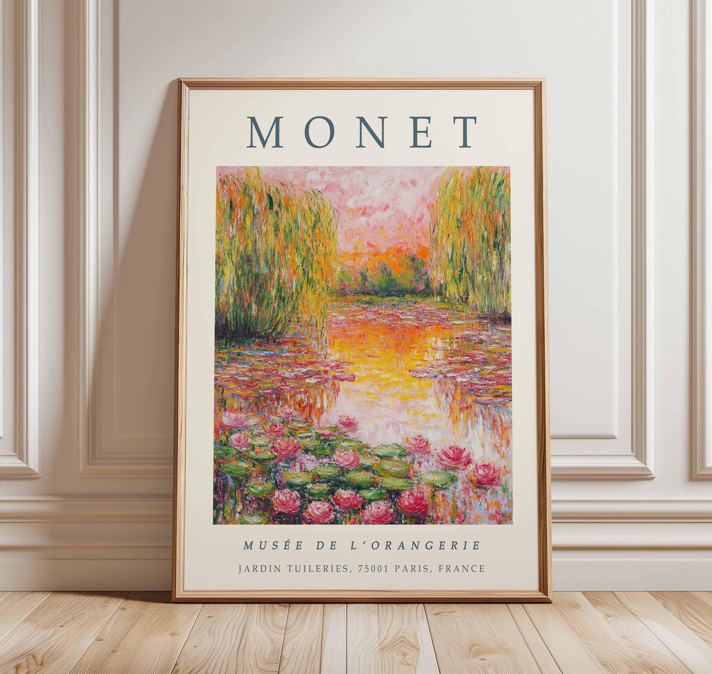 Claude Monet Poster, Monet Print, Botanical Poster, Floral Decor ...