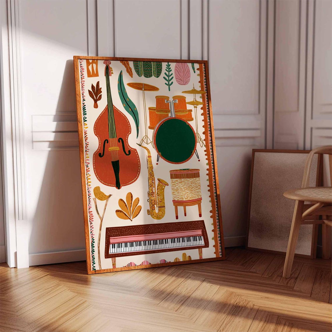 Musical Instrument Poster, Music Wall Art Print, Studio Decor, Music ...