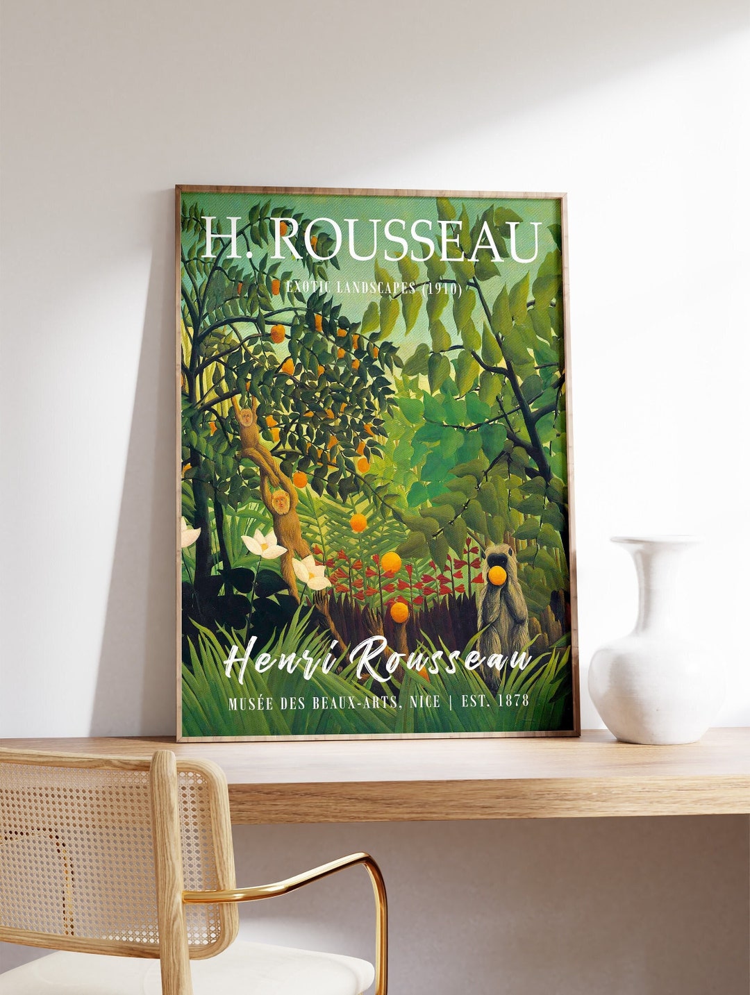 Henri Rousseau Poster, Exotic Landscape, Henri Rousseau Art Print ...