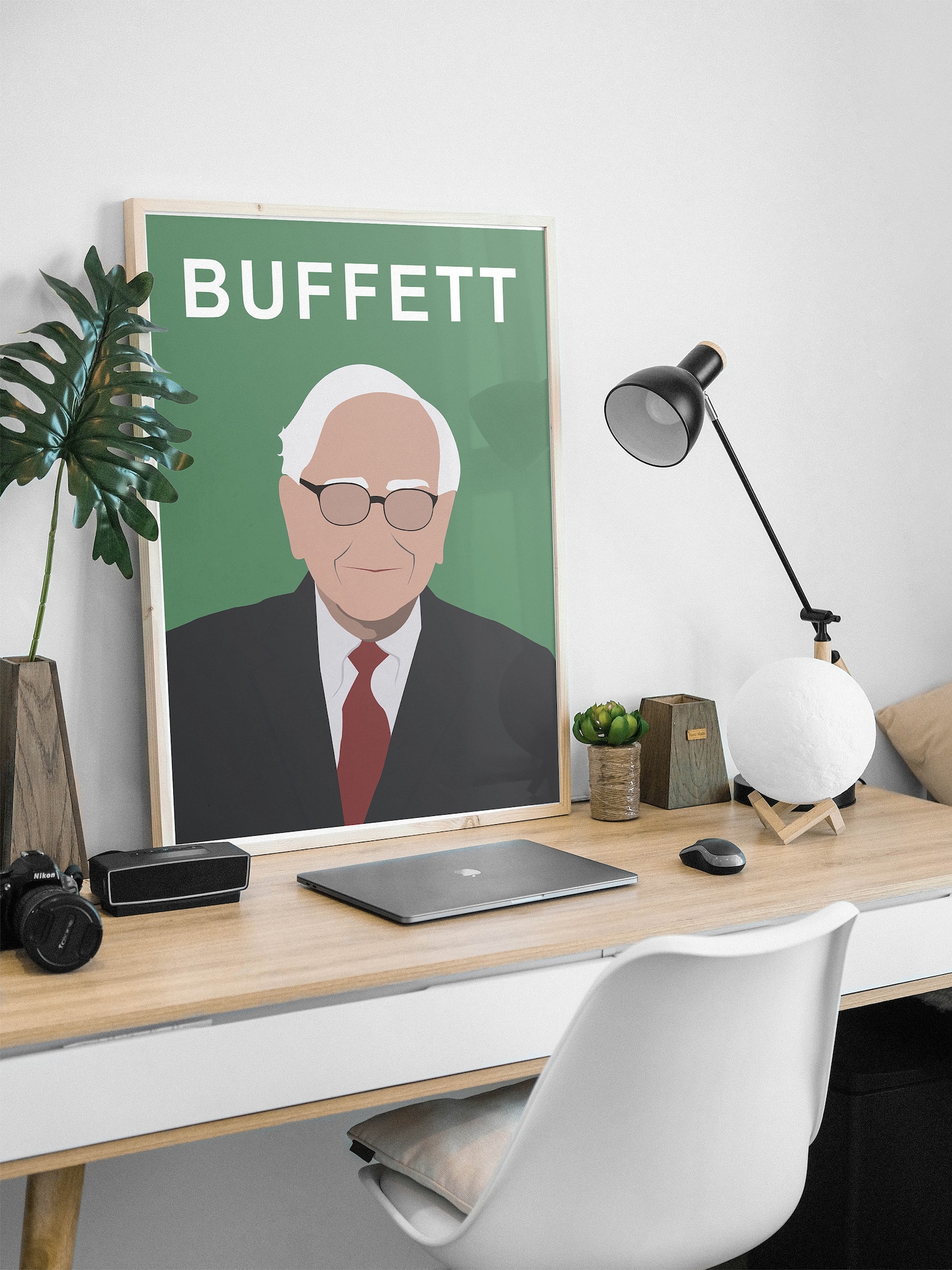 Warren Buffet Print Warren Buffet Poster Stock Market | Etsy