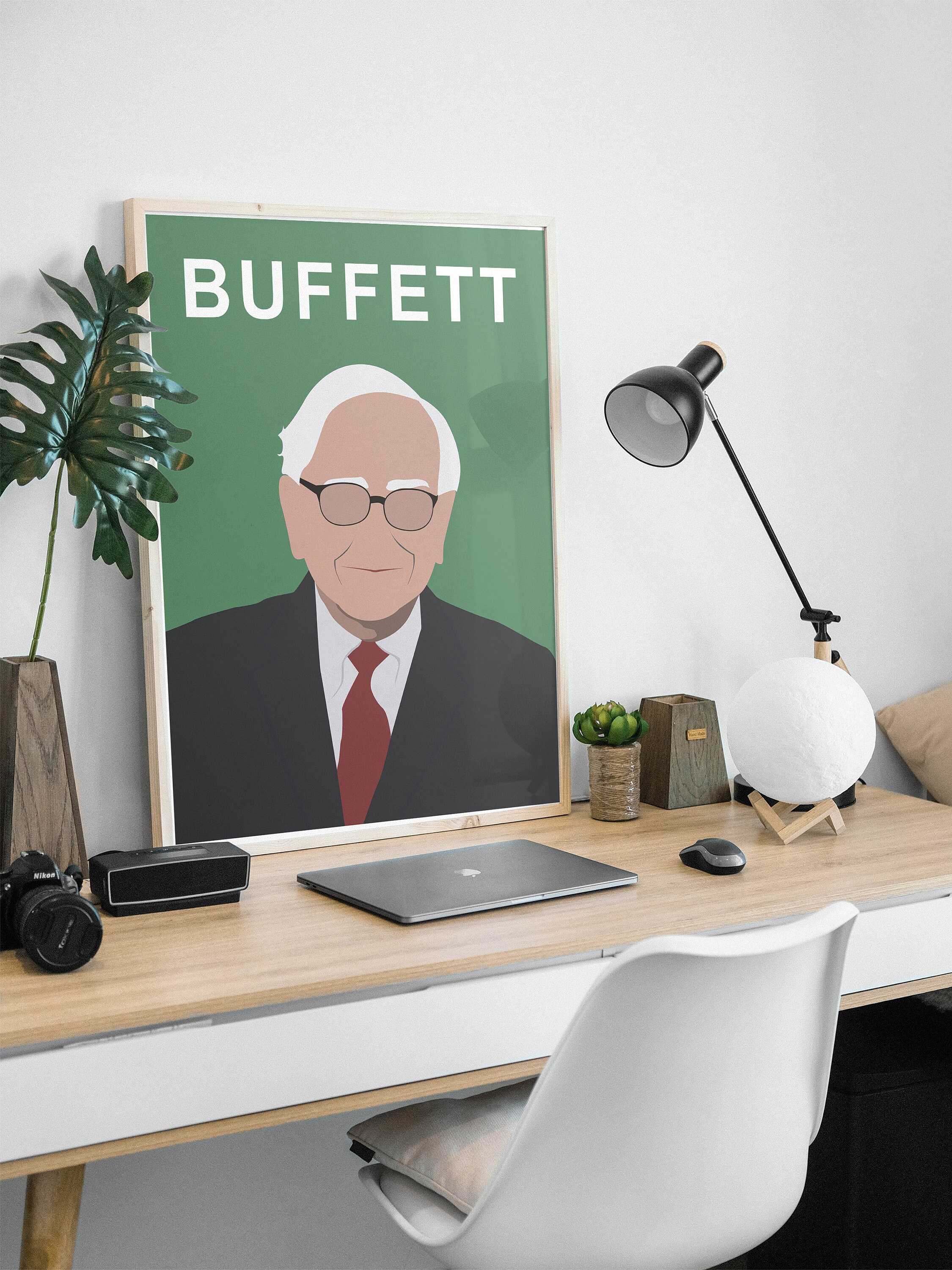 Warren Buffet Print, Warren Buffet Poster, Stock Market Poster ...