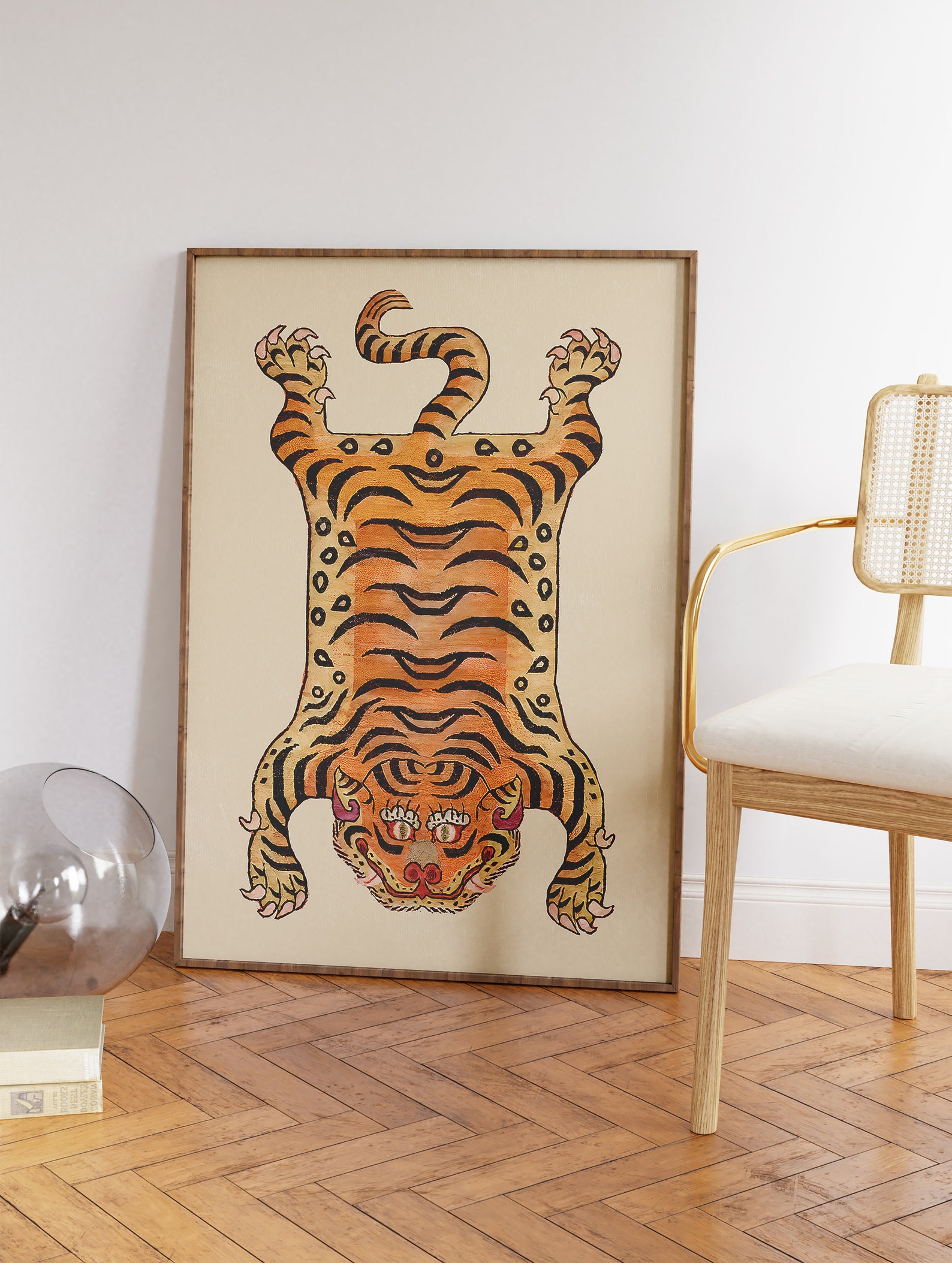 Vintage Tiger Print Vintage Advertising Poster Animal Art - Etsy