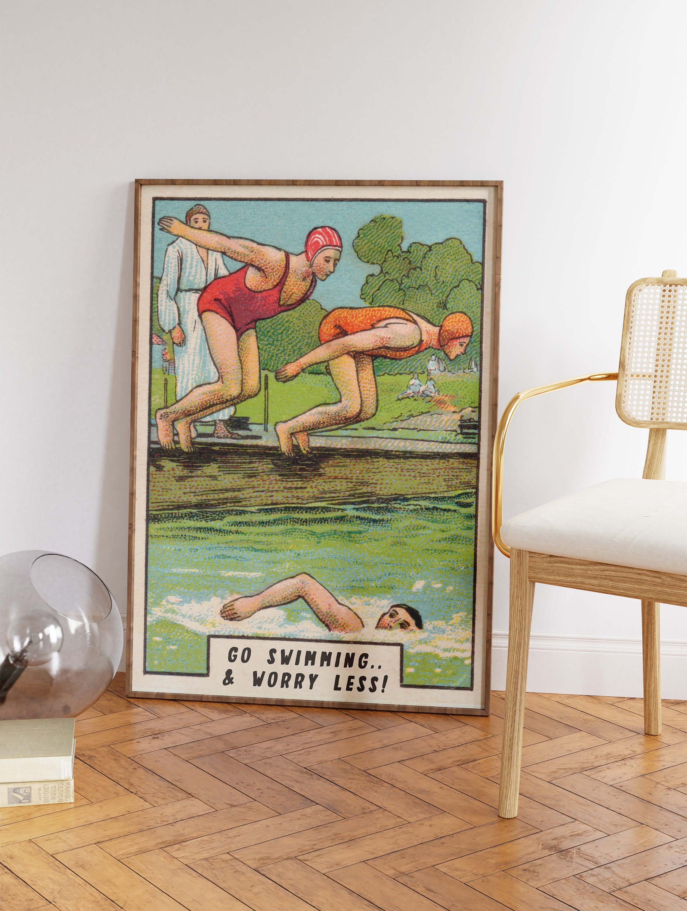 Swimming Poster Swimming Art Print Sports Art Sport Print - Etsy