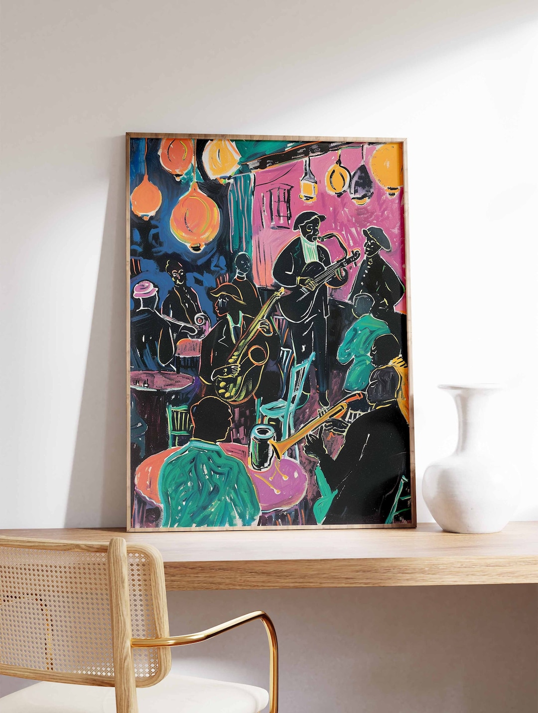 Jazz Music Print, Jazz Poster, Retro Music Print, Gift for Musician ...
