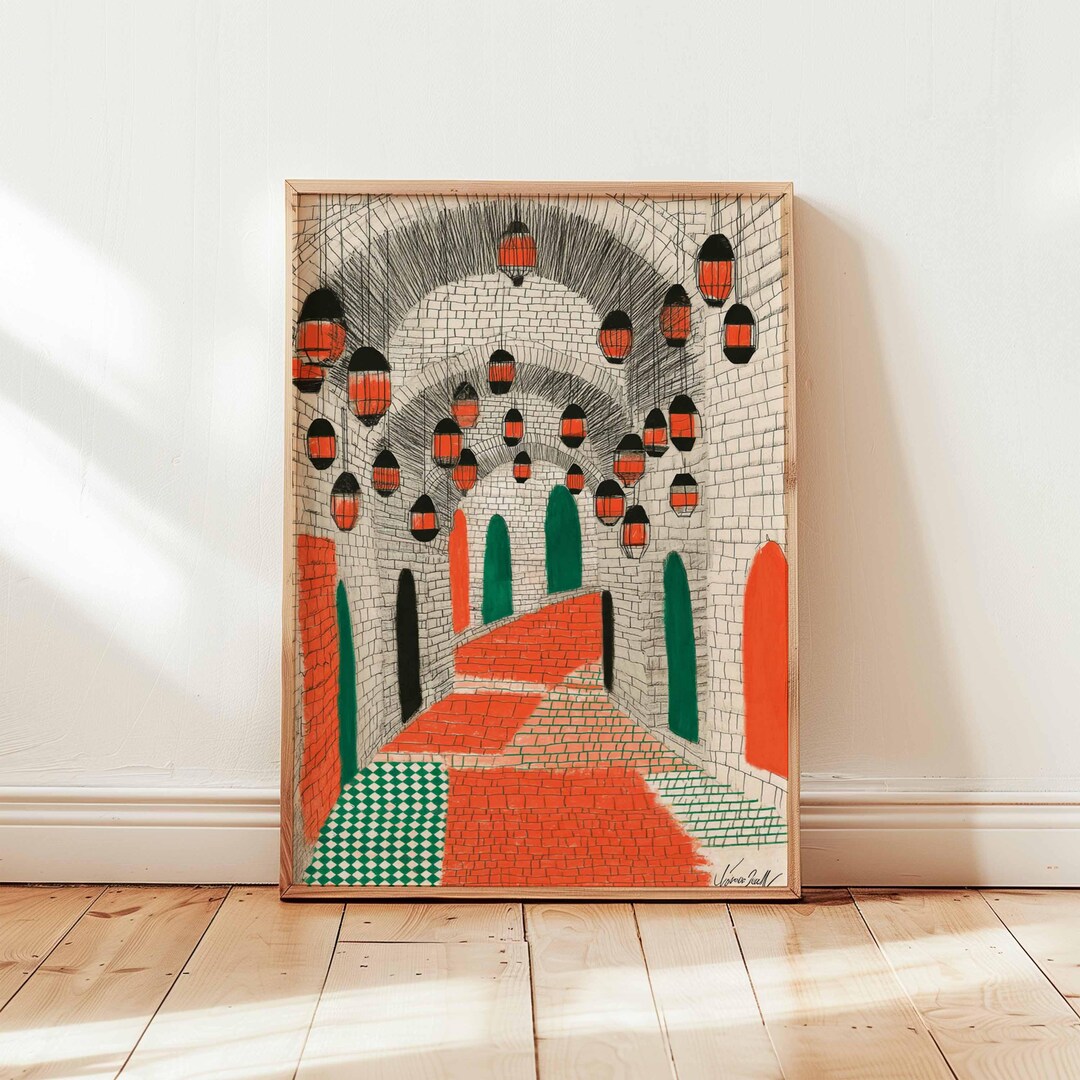 Palestine Poster, Middle East Poster, Palestinian Folk Art Print, Olive ...