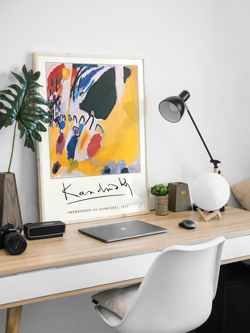 Wassily Kandinsky Poster, Kandinsky Exhibition Print, Kandinsky Art ...