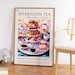 Afternoon Tea Food Poster, English Food and Drink Print, London Print ...