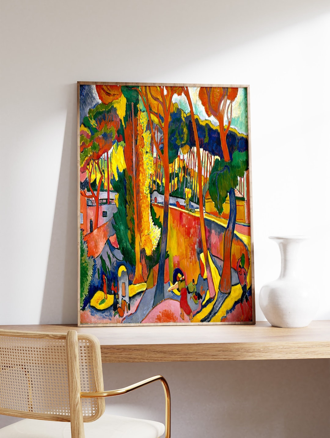 Andre Derain Poster, the Turning Road, Fauvist Print, Expressionist Art ...