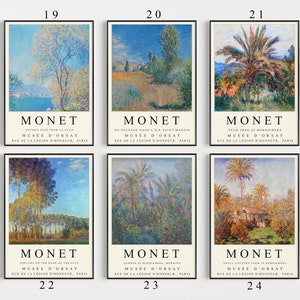 Claude Monet Poster Sets, Claude Monet Print, Claude Monet Art, Floral ...