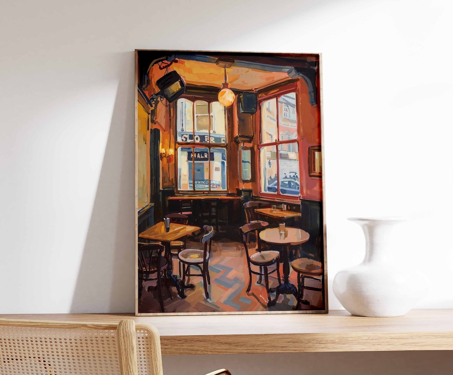 Vintage London Pub Poster, London Pub Print, British Pub Decor, Pub Art ...