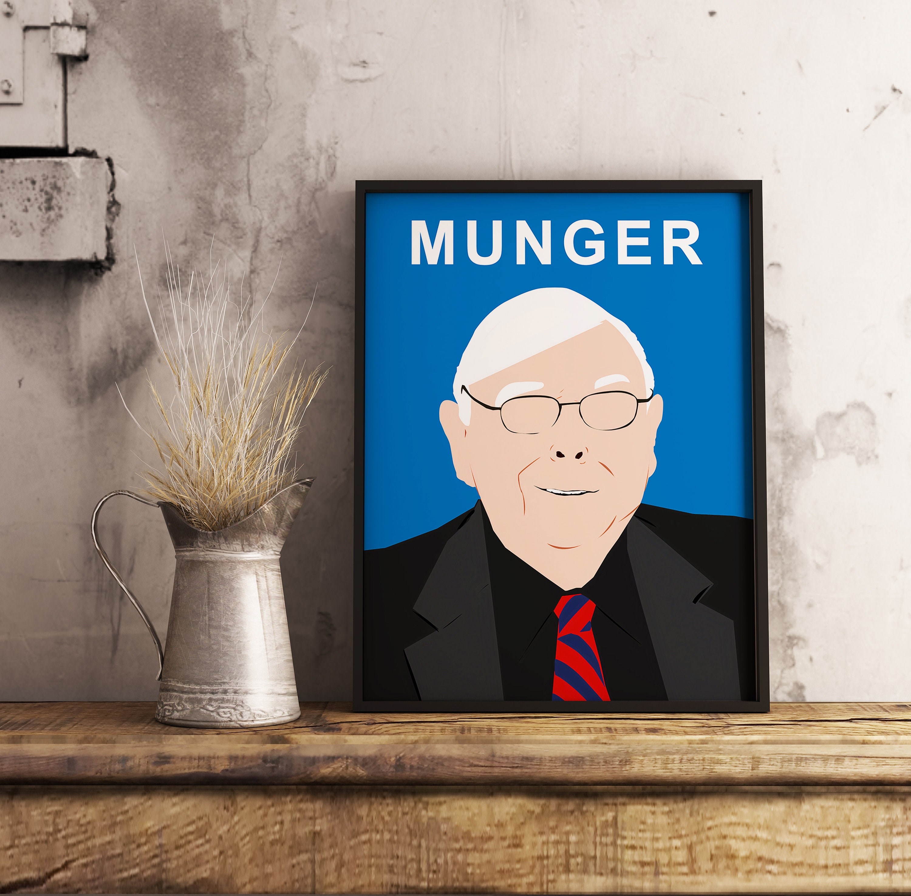 Charlie Munger Poster Charlie Munger Print Berkshire - Etsy