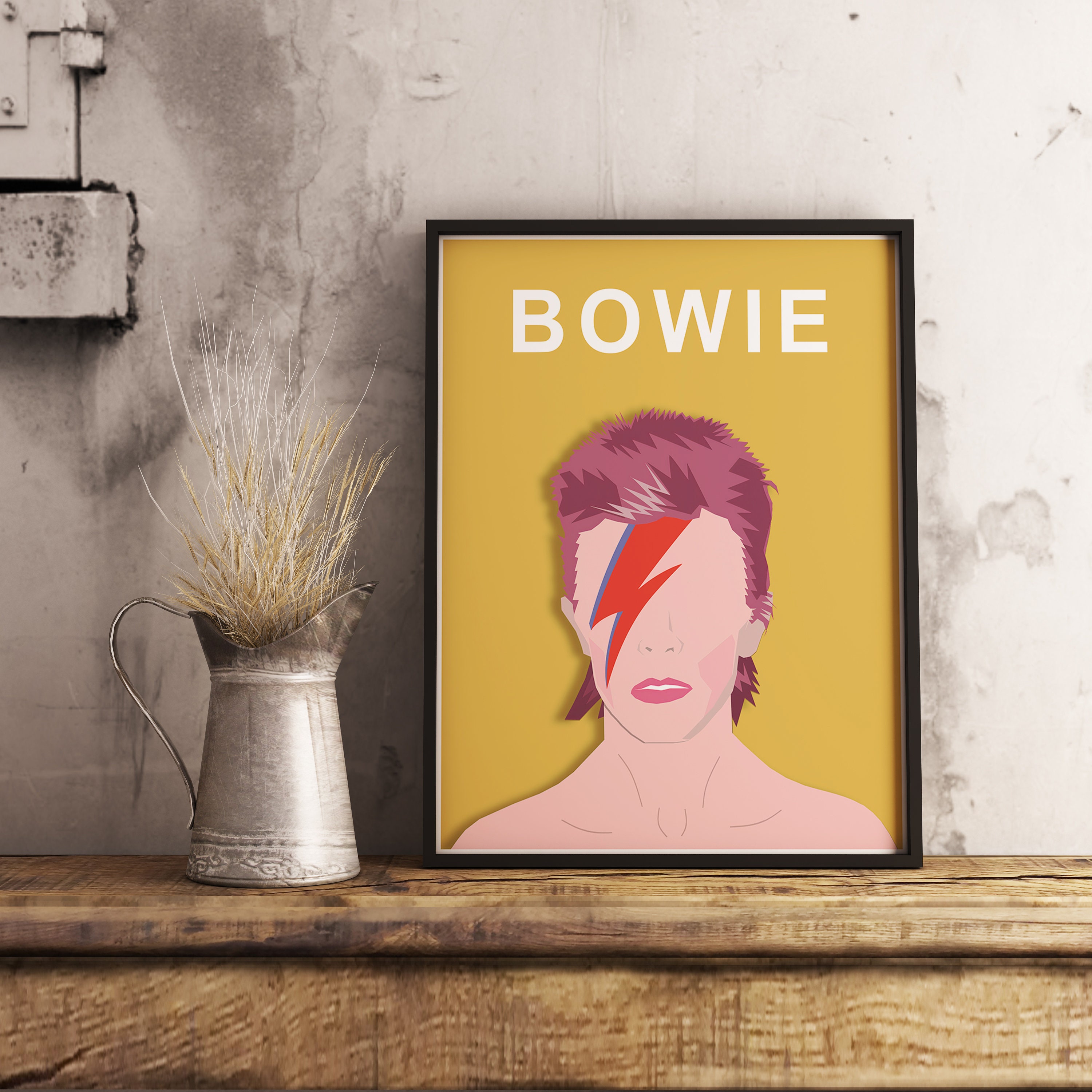 David Bowie Print David Bowie Poster Music Art Music Print | Etsy