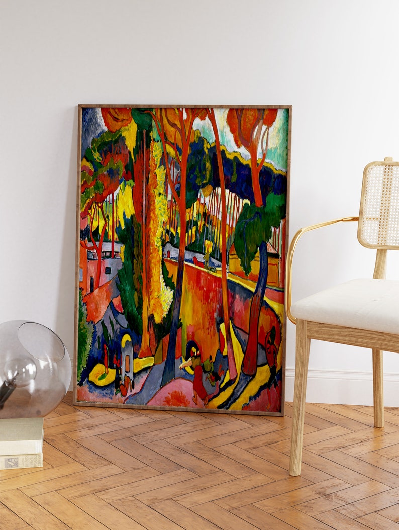 Andre Derain Poster the Turning Road Fauvist Print - Etsy