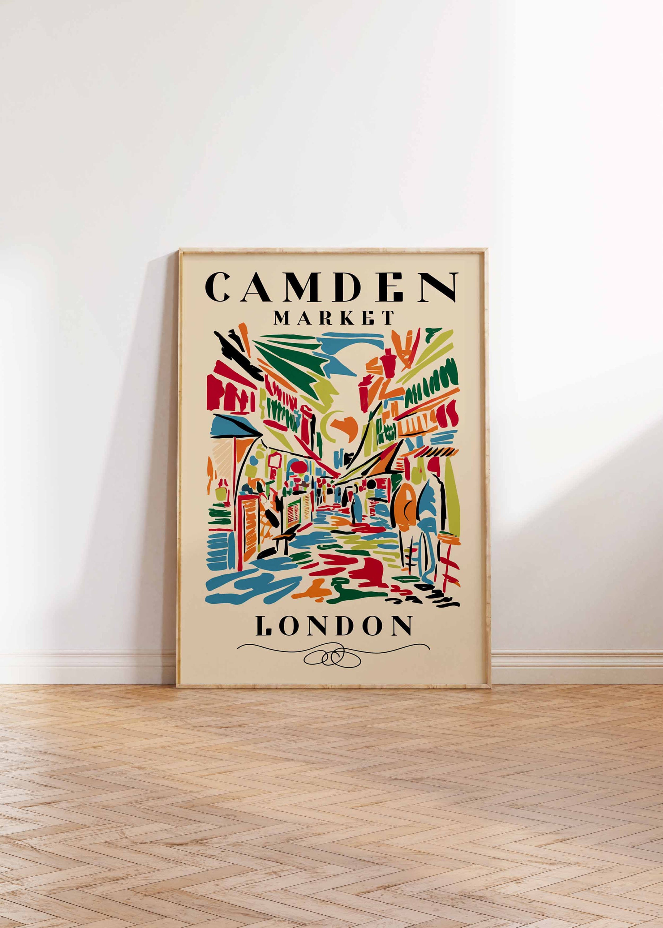 Camden Market Poster, London Print, London Art, London Poster, London ...