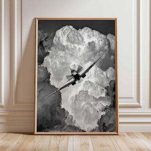 Aviation Wall Art, WWII Aviation Poster, Vintage Airplane Print ...