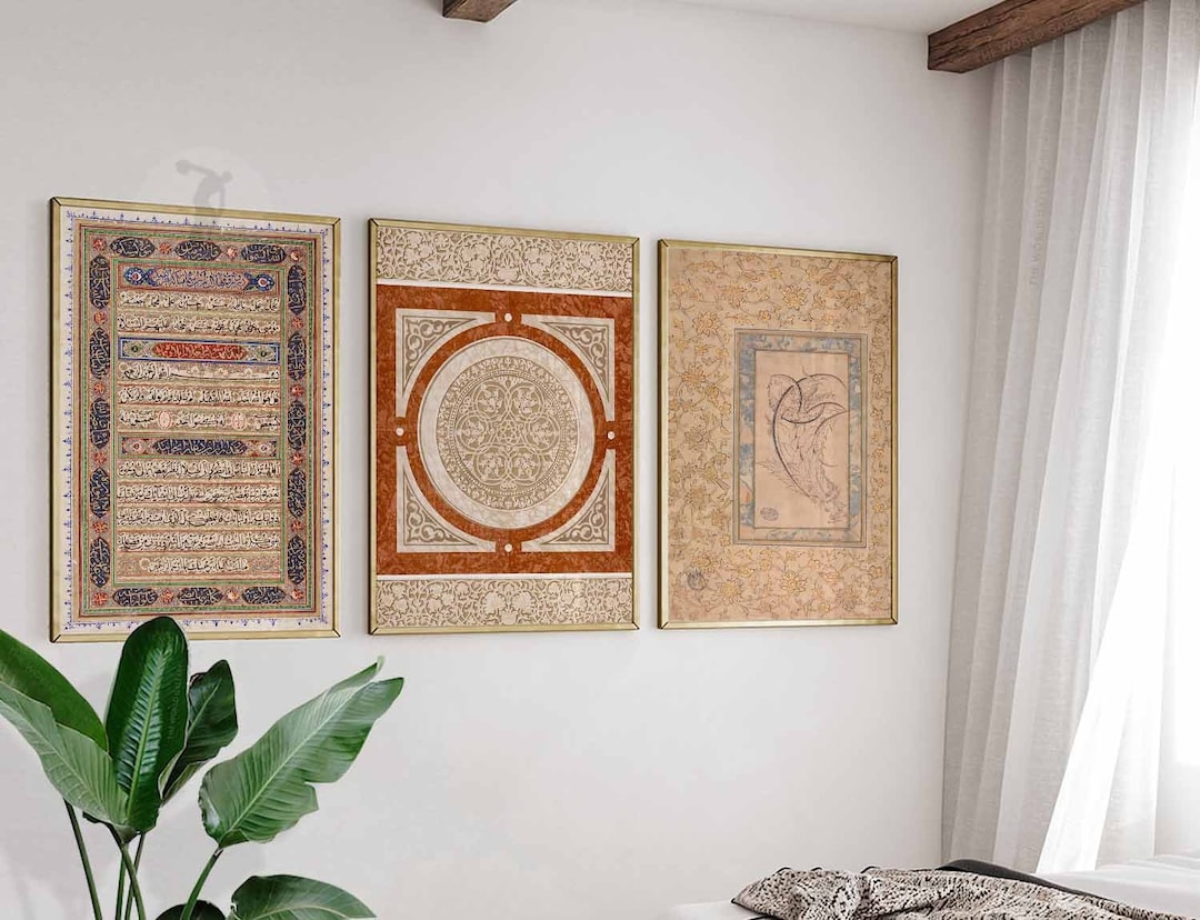 Set of 3 Arabic Prints, Islamic Wall Art, Islamic Decor, Arabic Decor ...