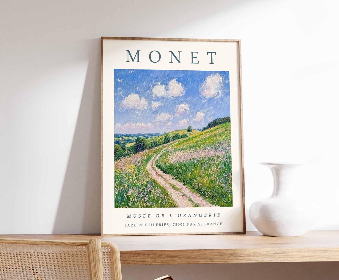 Claude Monet Print, Botanical Landscape, Vintage Museum Poster - Etsy