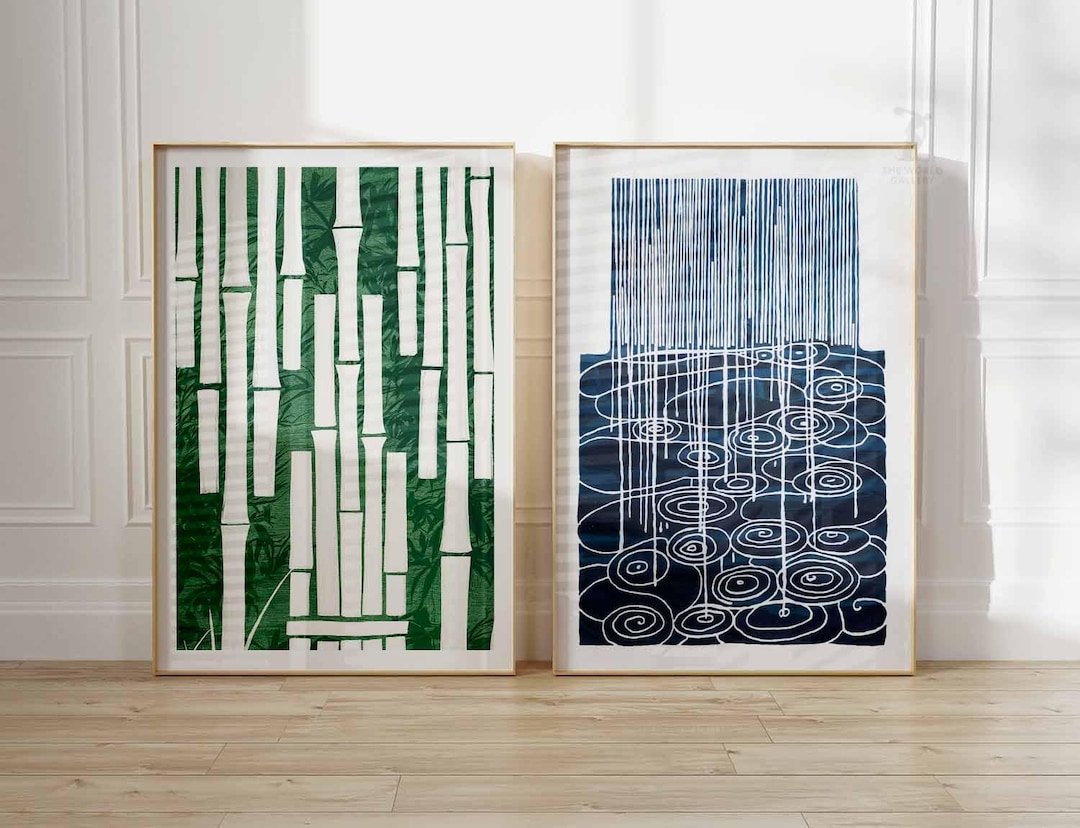 Taguchi Tomoki Prints Set – Minimalist Japanese Wall Art - Etsy