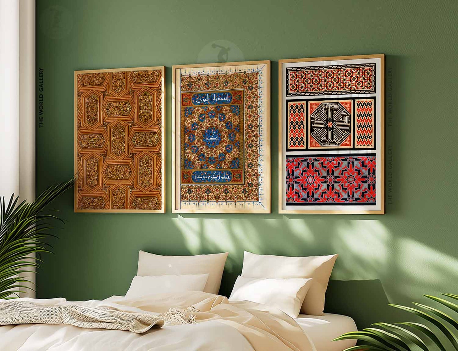 Arabic Pattern Art Print Set, Islamic Decor, Gallery Wall - Etsy