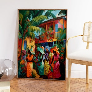 Caribbean Poster, Caribbean Wall Art, Tropical Decor, Scenery Poster ...