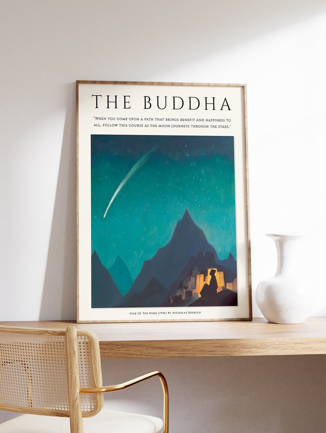Buddhist Poster Art, Buddah Art, Asian Art, Spiritual Art, Religious ...