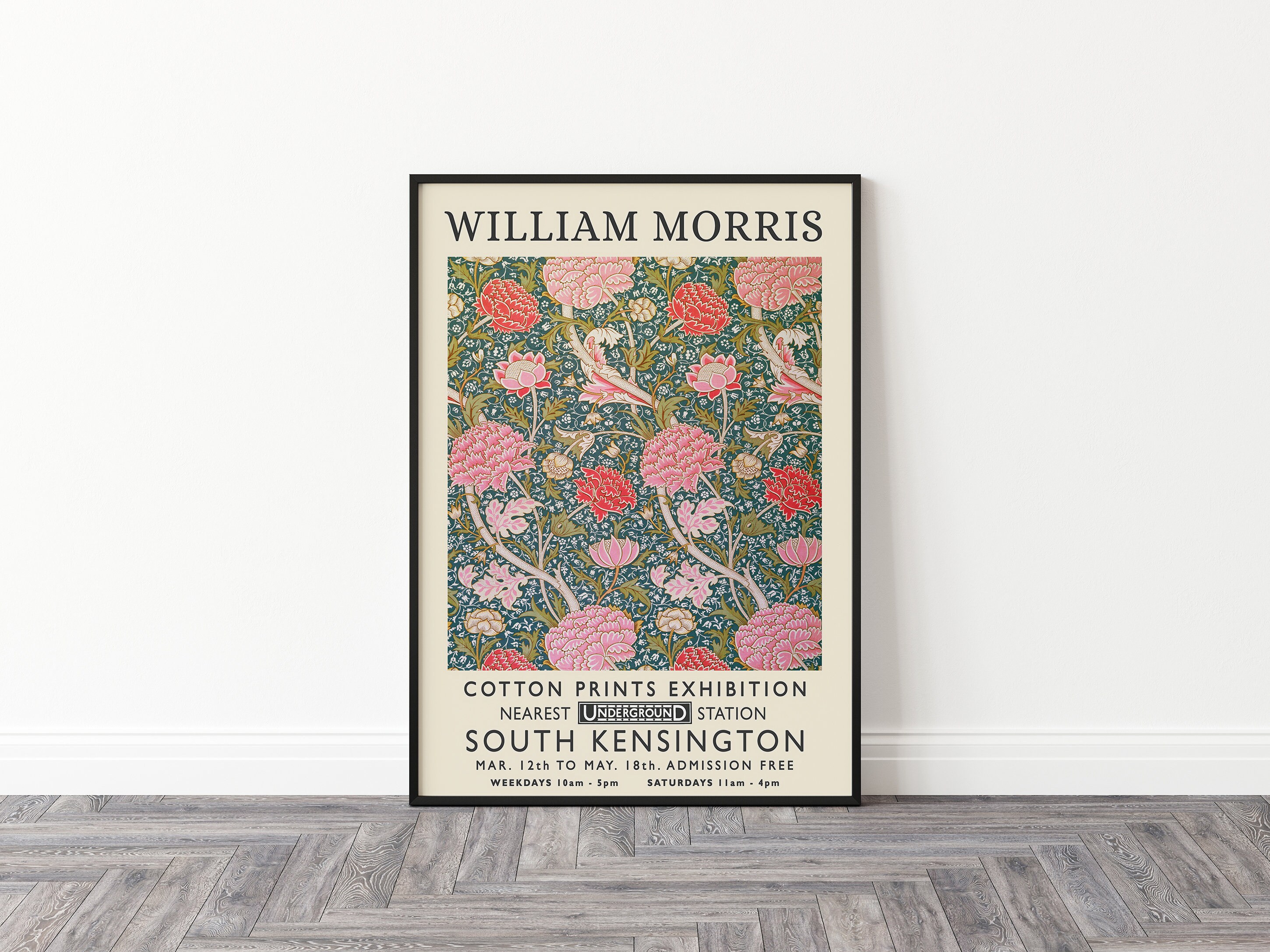 William Morris Poster William Morris Exhibition Print | Etsy