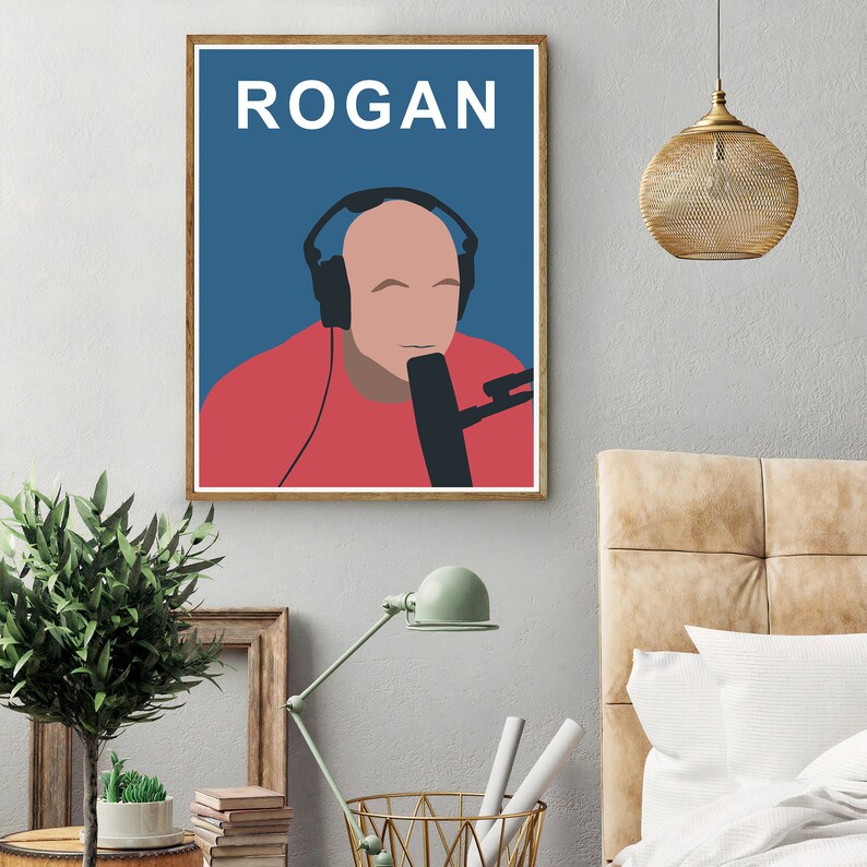Joe Rogan Poster Joe Rogan Print Cultural Icons Stand up - Etsy UK