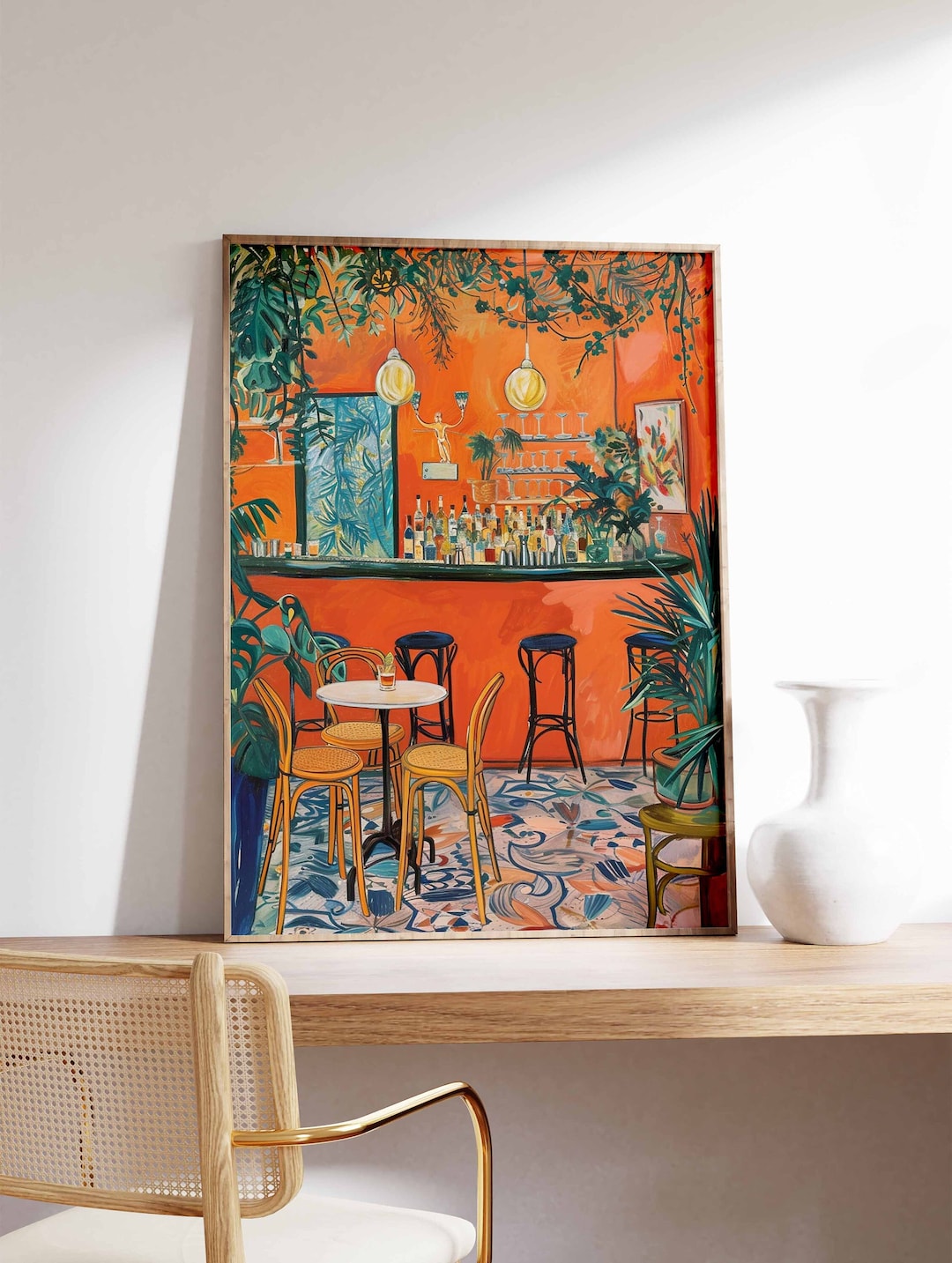 Retro Cocktail Bar Print, Vintage Cocktail Poster, Food and Drink Art ...