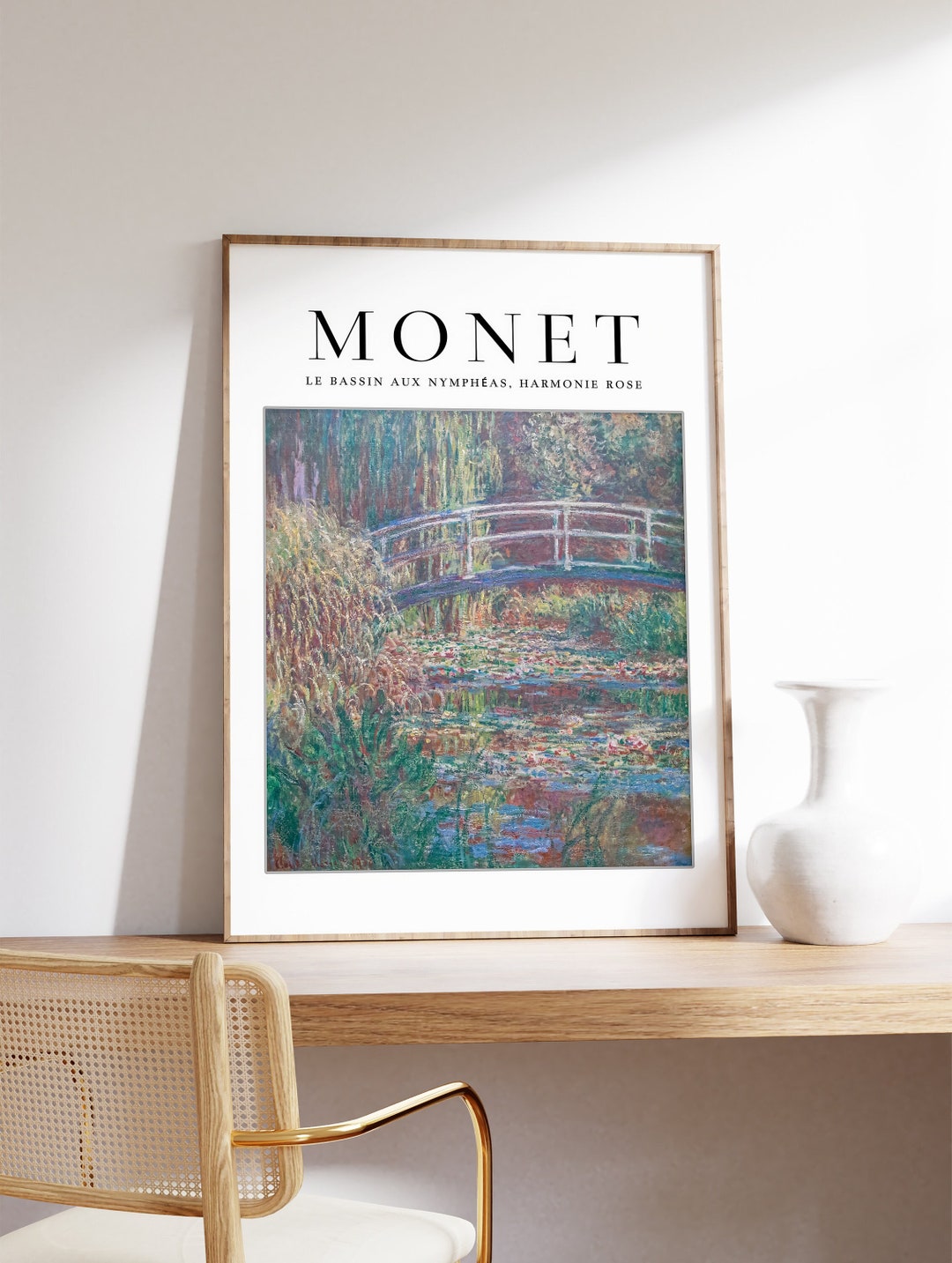 Claude Monet Exhibition Poster Le Bassin Aux Nympheas Monet - Etsy UK