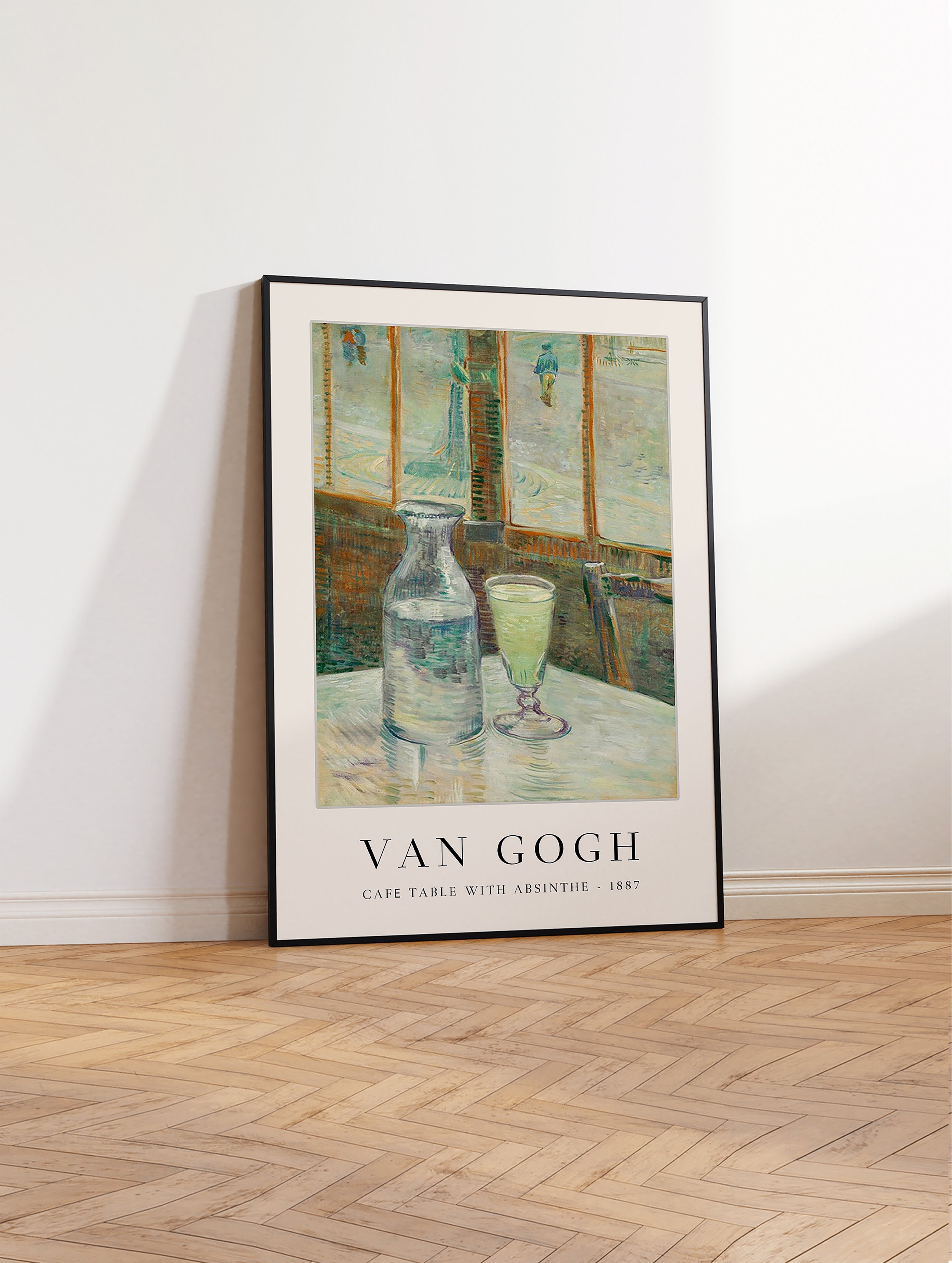 Van Gogh Art Print Cafe Table With Absinthe Van Gogh Poster - Etsy Denmark