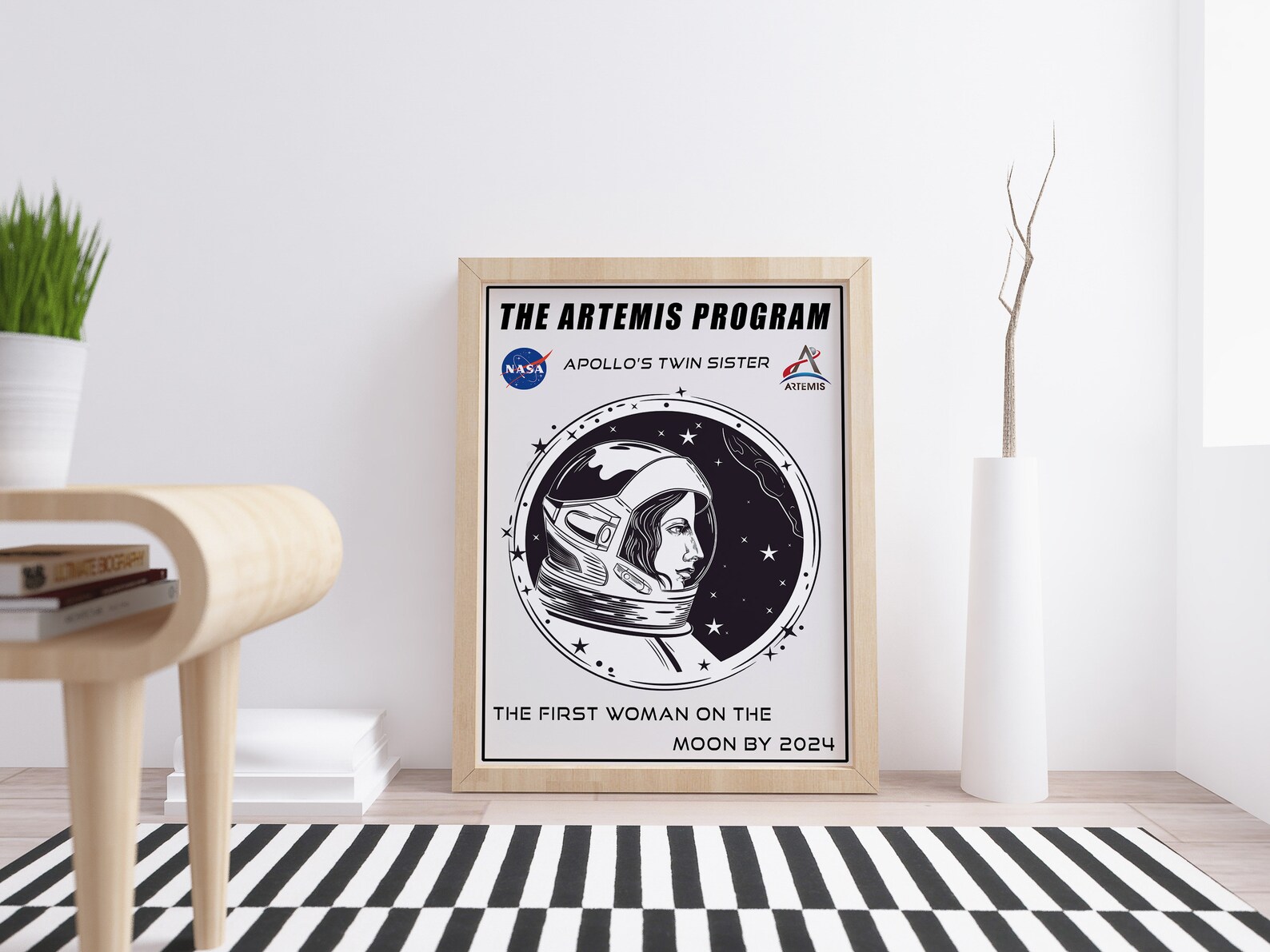 Nasa Space Poster Artemis Female Astronaut Project Female | Etsy