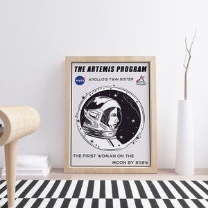 Nasa Space Poster, Artemis Female Astronaut Project, Female Equality ...