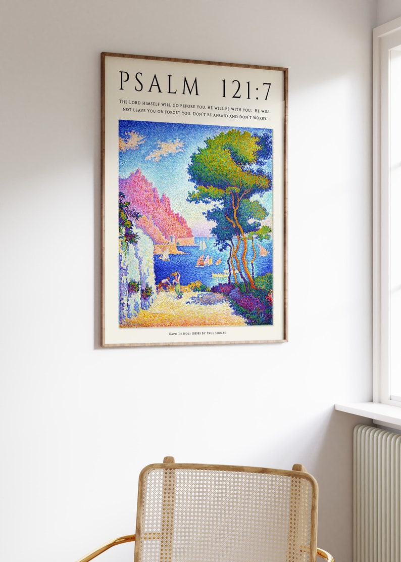Bible Verse Poster, Bible Art, Paul Signac Art, Pointillism Art ...
