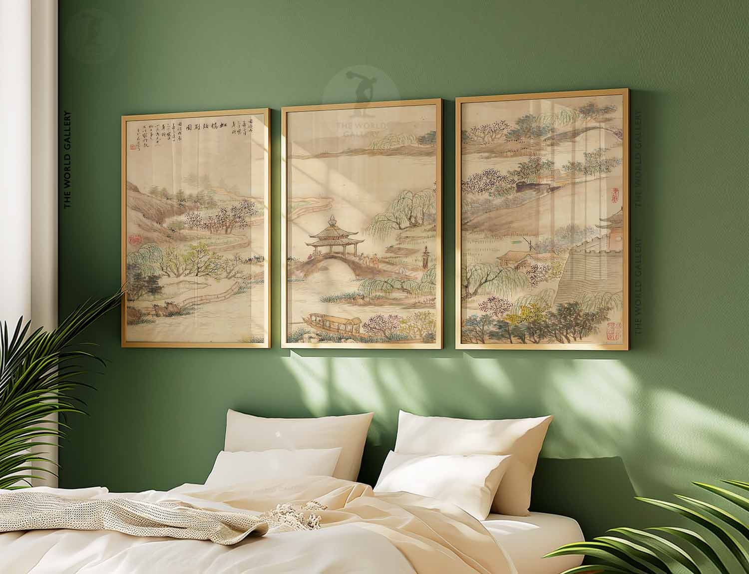 Chinese Set of 3 Posters, Chinese Art, Japanese Art Print, Oriental ...