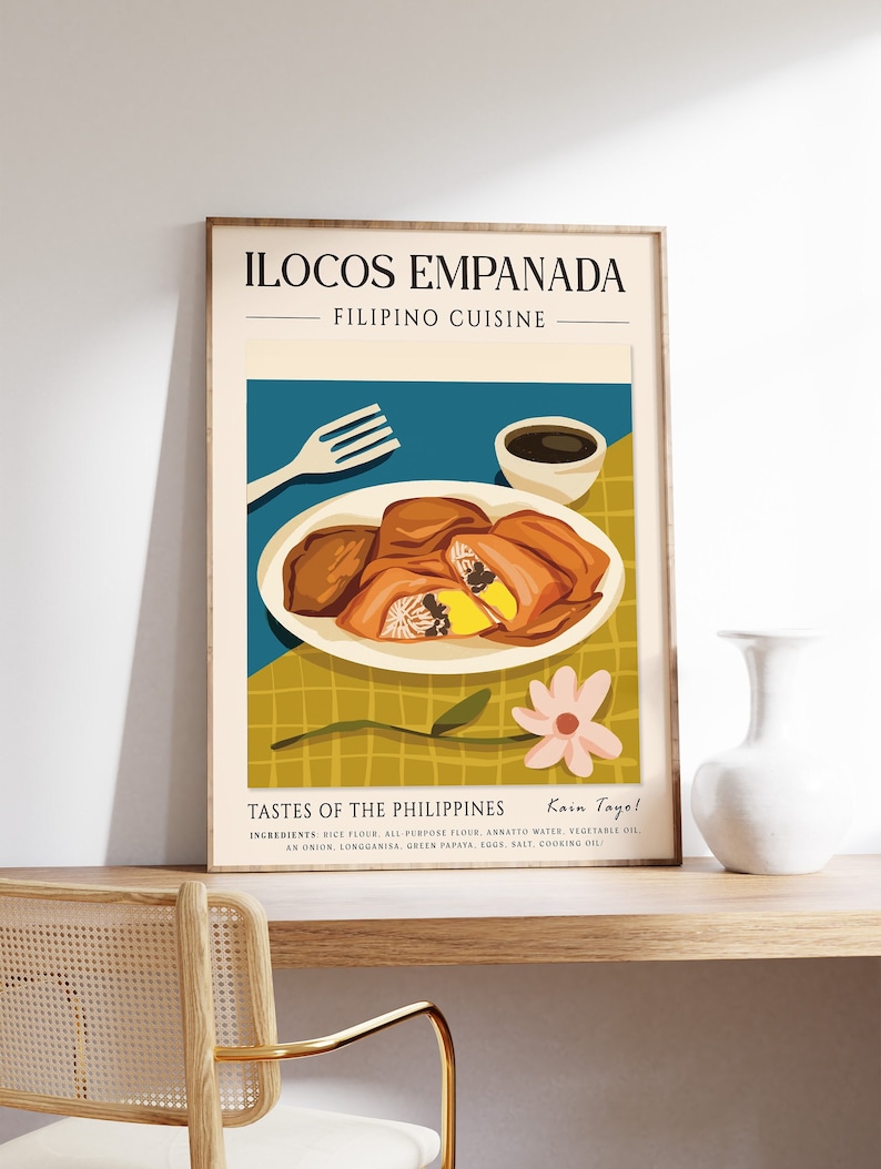 Ilocos Empanada Filipino Food Poster Filipino Food Print - Etsy
